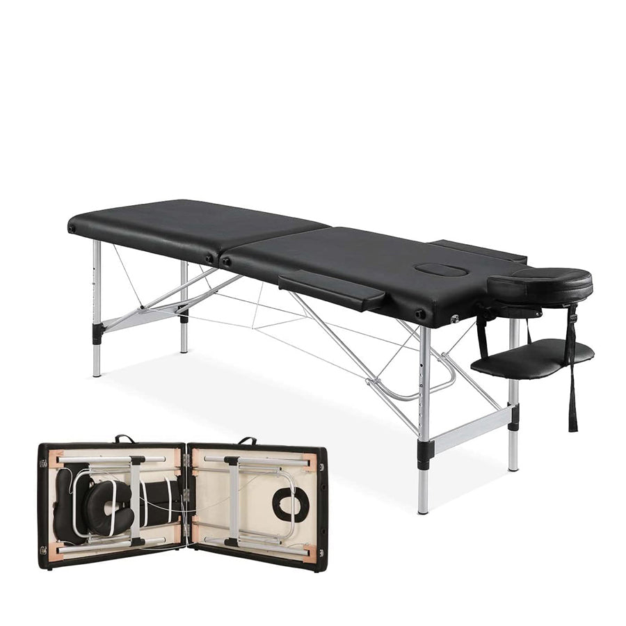 Portable PMU Spa Massage Table Bed Aluminium 2-Fold – artistryeyes.com
